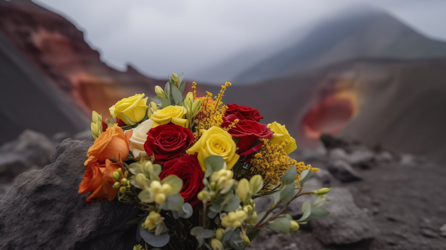 Elevate your Space: Luxe Volcanic Roses, All Elegant Colors and Blooms ...